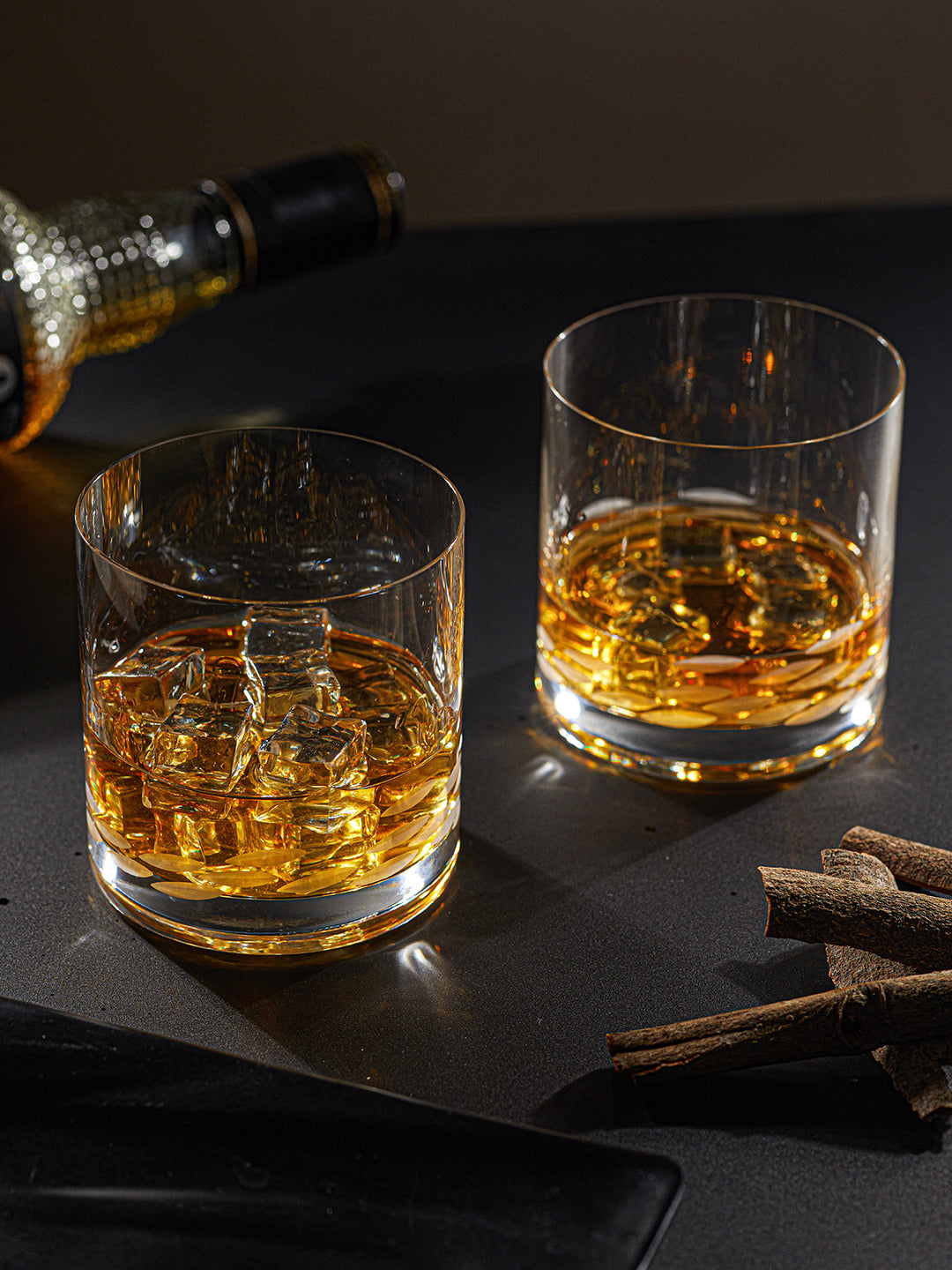 Cutwork Enigma Whiskey Glass