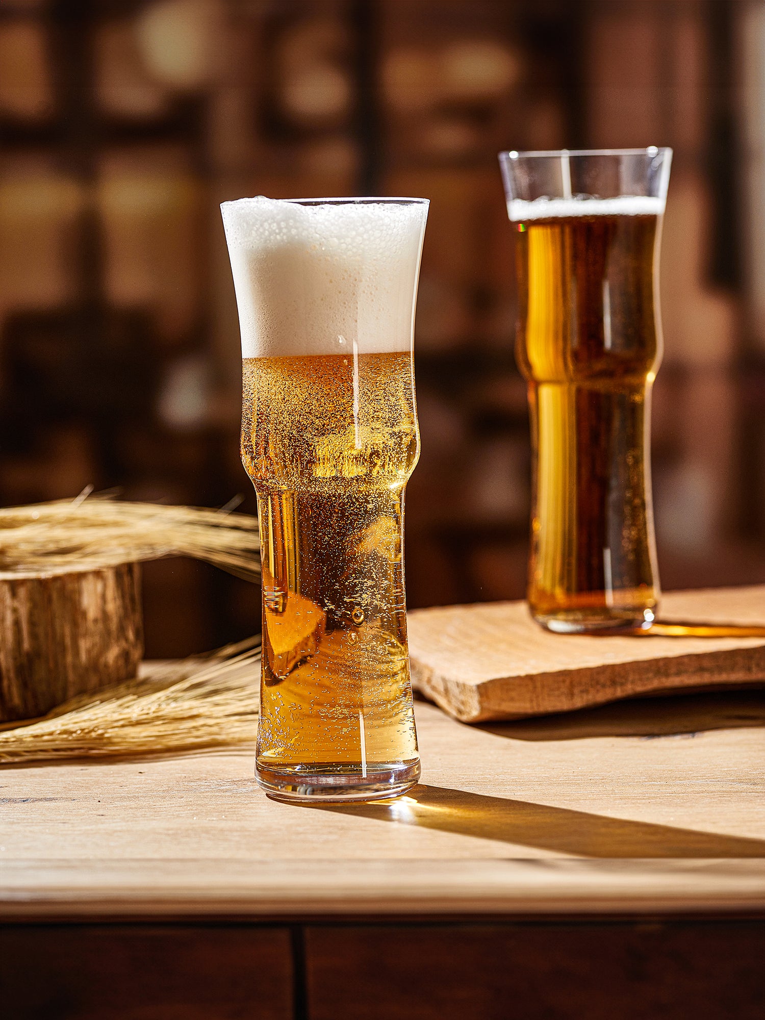 SLIMPOUR CRYSTAL BEER GLASS- SET OF 4